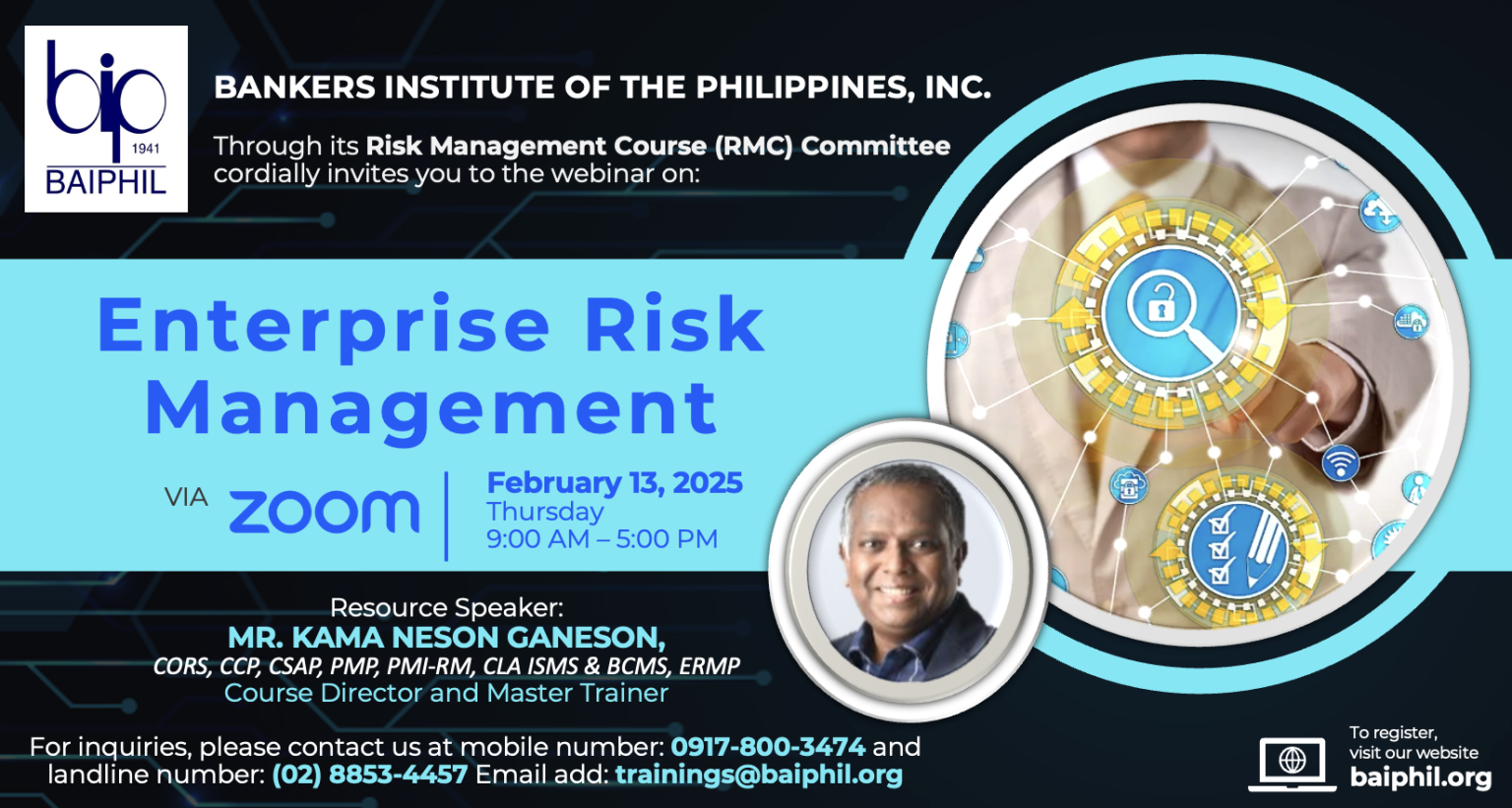 Enterprise Risk Management (ERM) » BAIPHIL | Bankers Institute of the ...