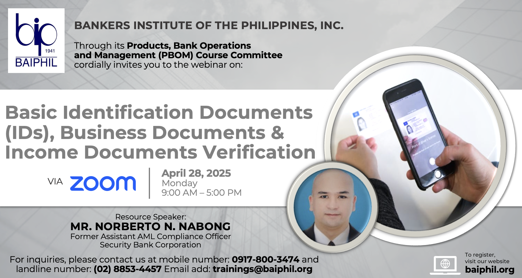 Basic Identification Documents, Business Documents & Income Documents ...