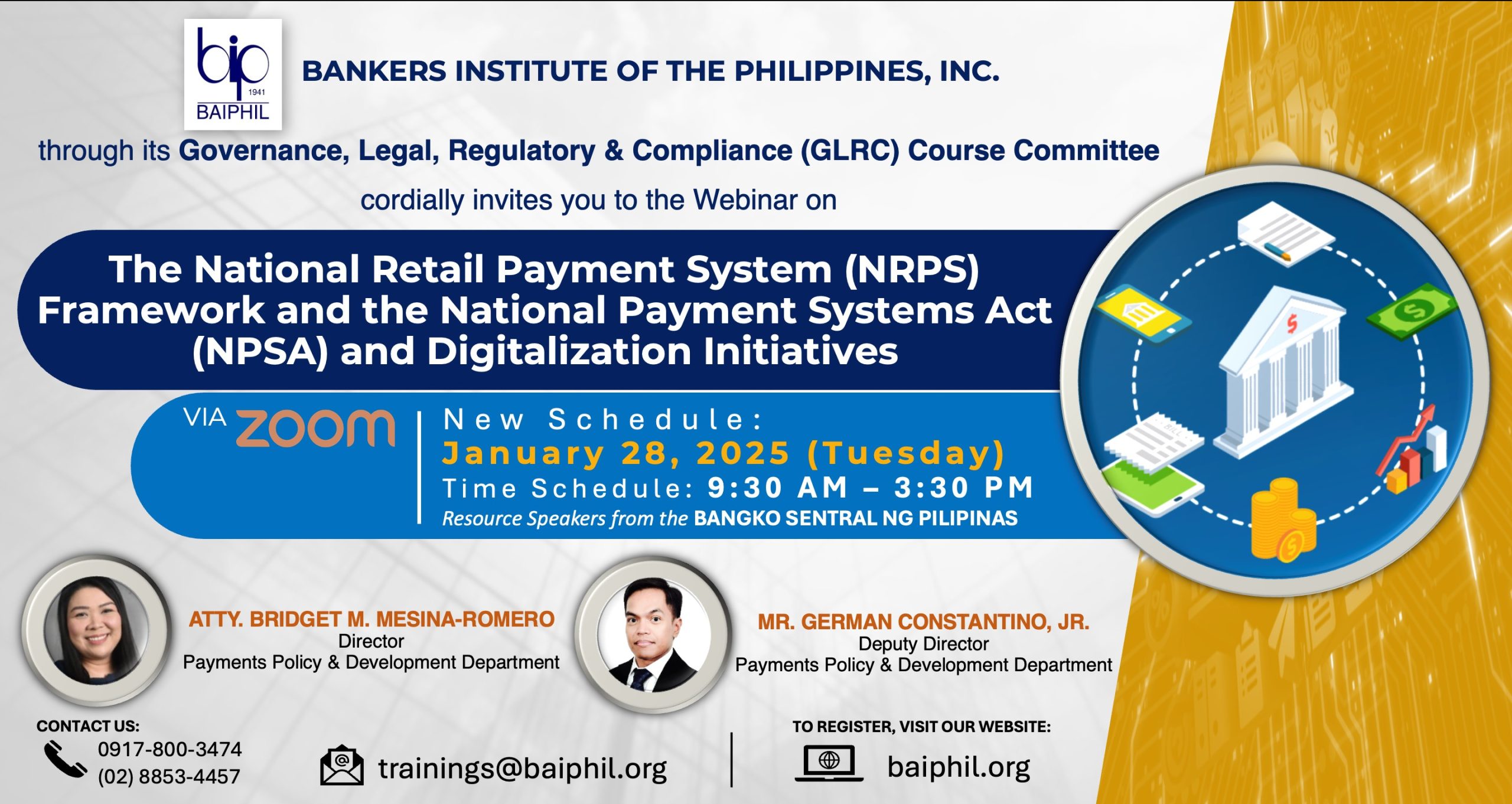 National Retail Payment System (NRPS) Framework and National Payments ...